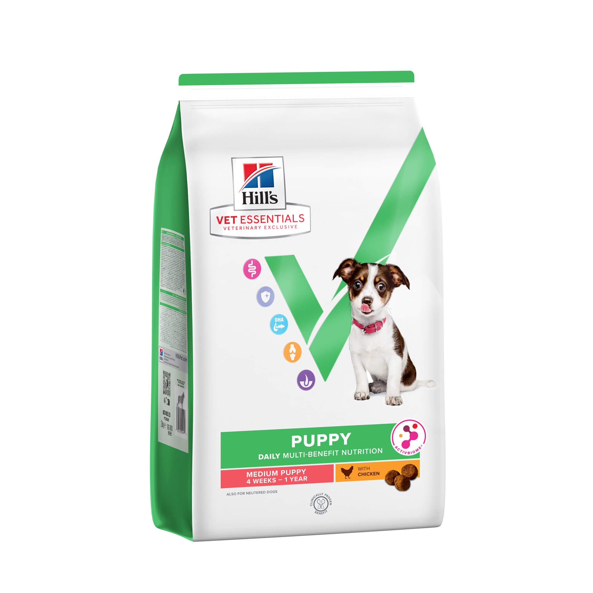 Hill's Vet Essentials Multi-Benefit Medium Puppy Hrana s Piletinom 2 kg
