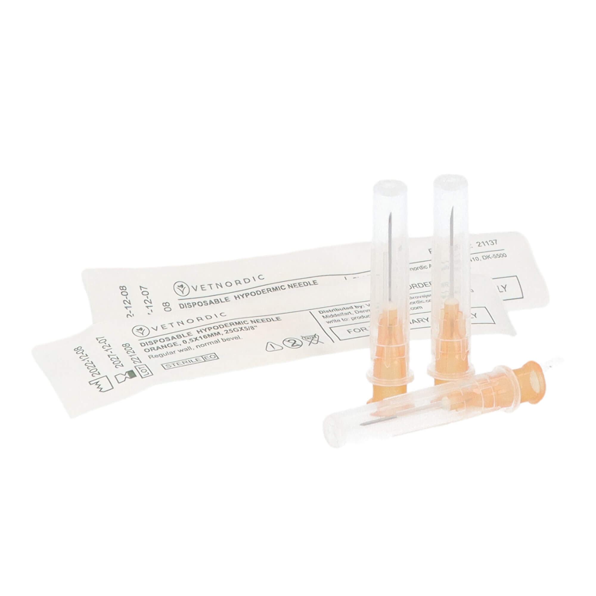 Vetnordic Igla Hipodermalna Jednokratna, 0,5 X 16 mm, 25G X ⅝ ...