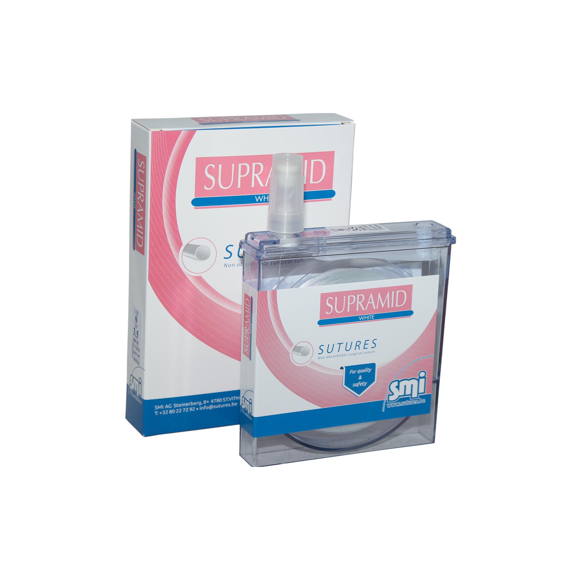 SMI SUPRAMID WHITE EP 3 USP 2/0 100 M