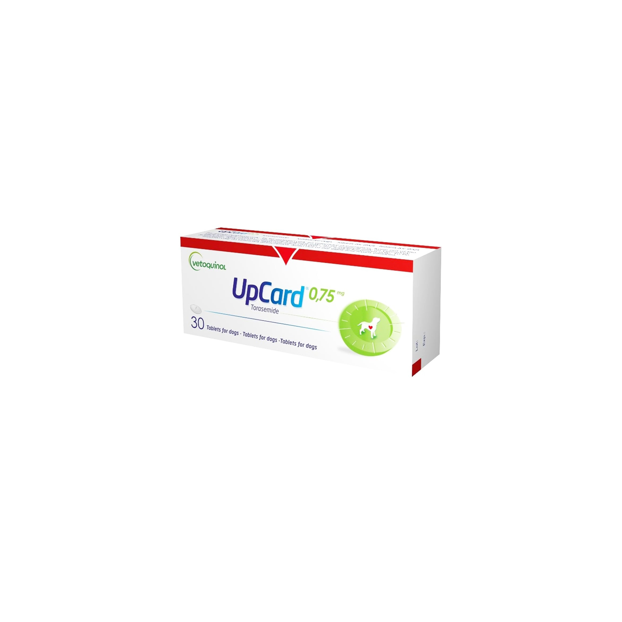 Vetoquinol Upcard 0,75 mg -30 tableta
