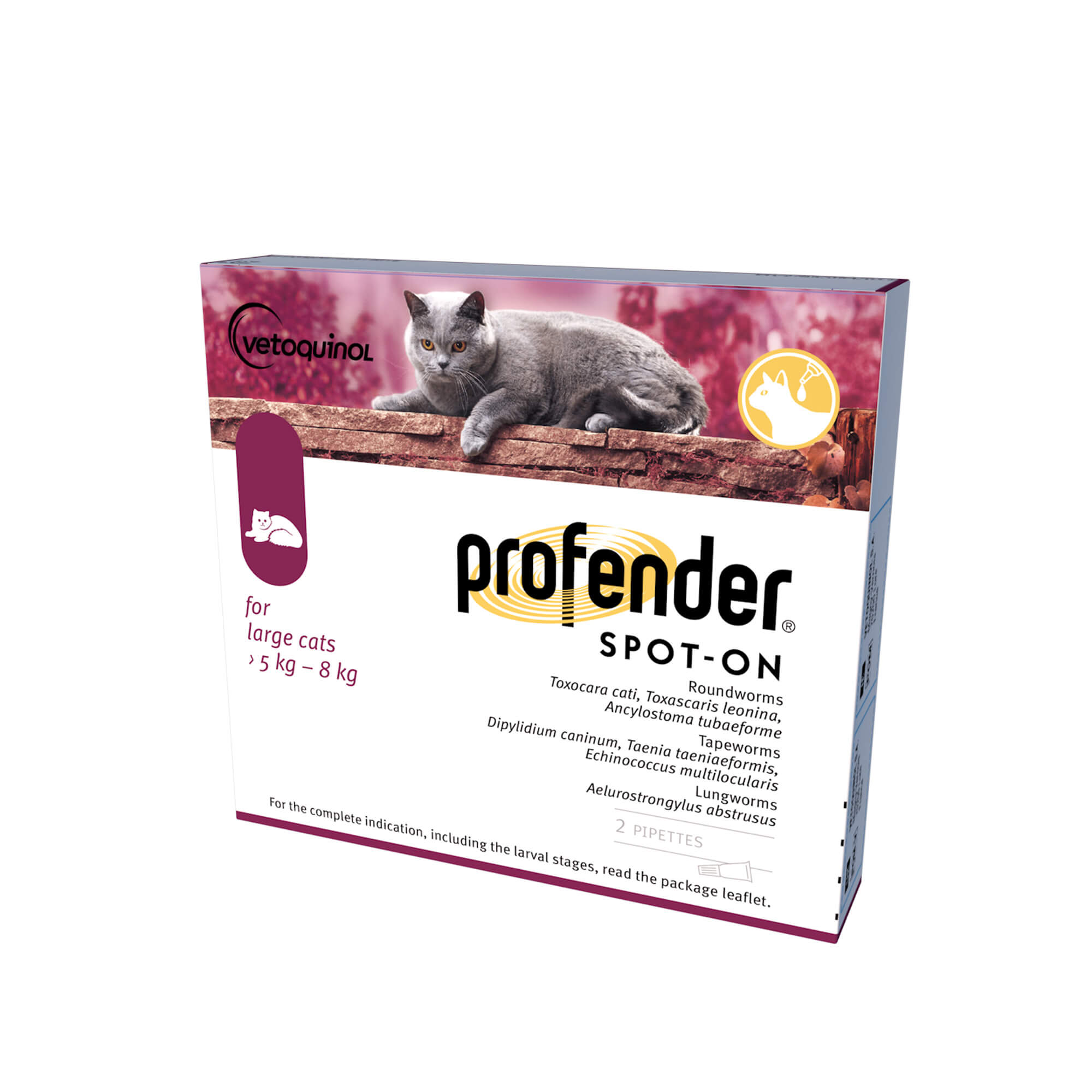 Profender® Spot-On otopina za velike mačke 5-8 kg 2/1